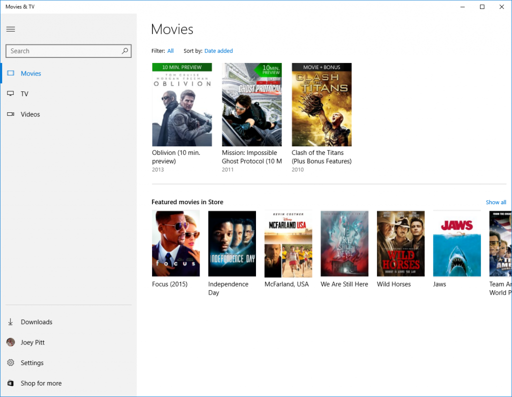 Microsoft Updates Windows 10 Movies & TV App with New Useful Features ...